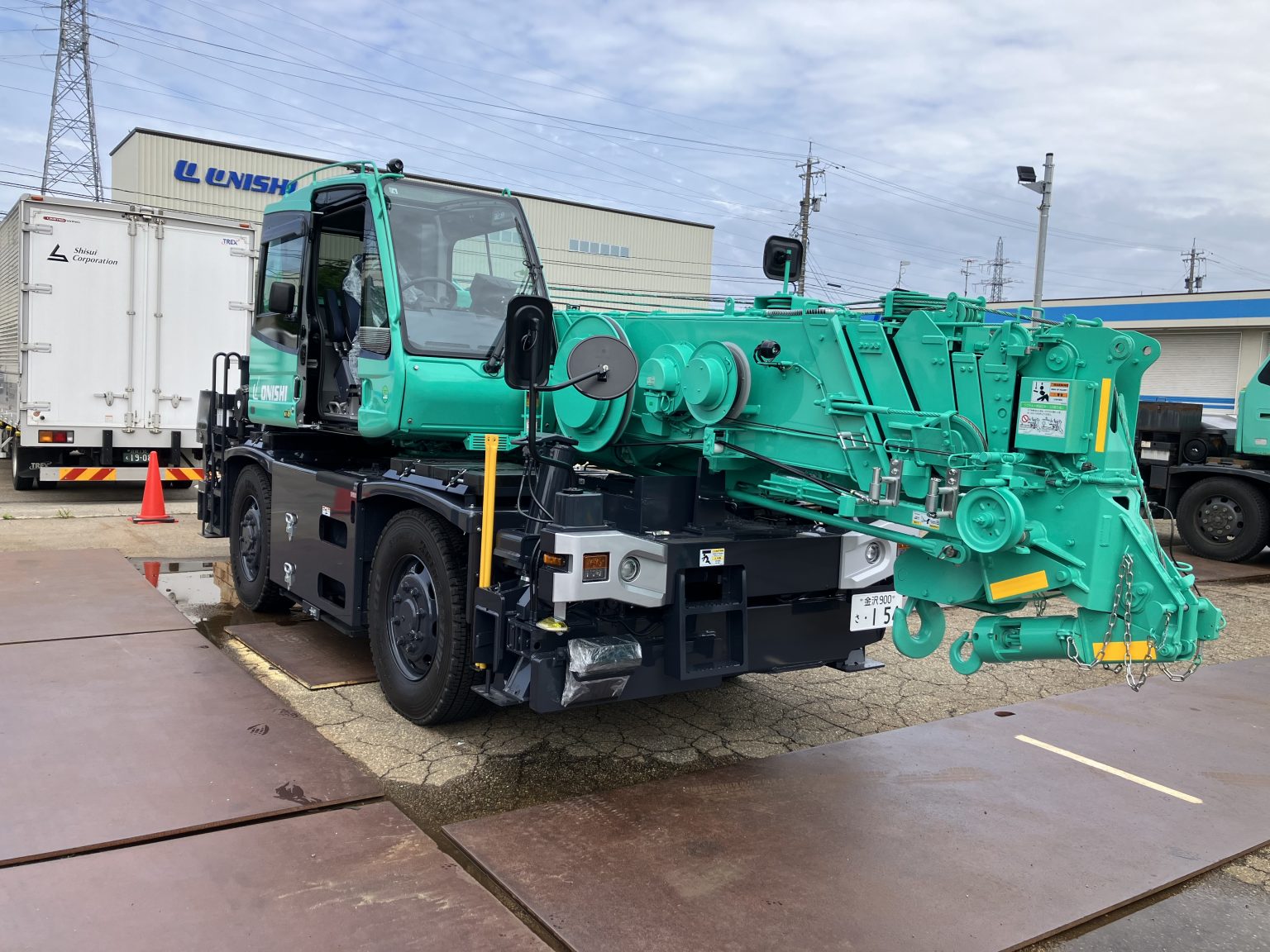 13tラフタークレーン（G4）納車しました - オオニシ機工